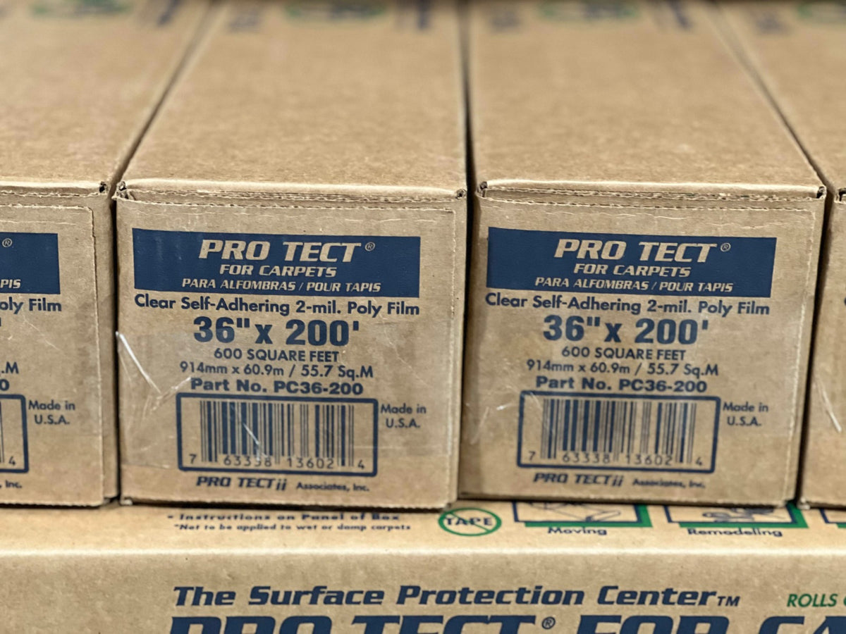 4 Rolls of 36 inch Carpet Protection Bundle by Pro Tect | Free Shipping
